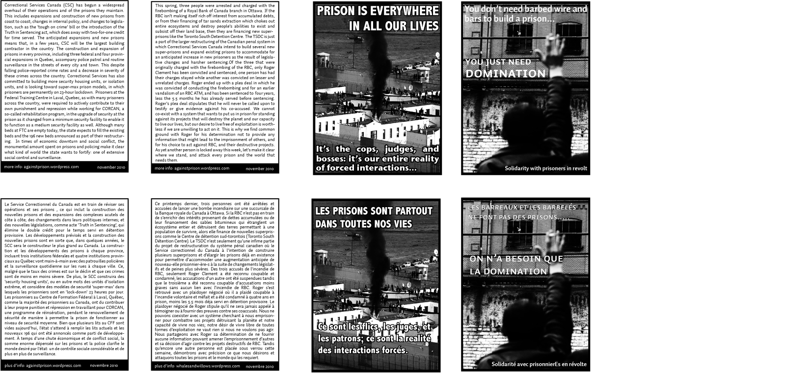 The RBC firebombing and prison expansion » Montréal Counter-information